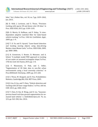 Dynamic Vehicle Tracking and Detection For Self Driving Using FCM Algorithm | PDF | Driverless ...