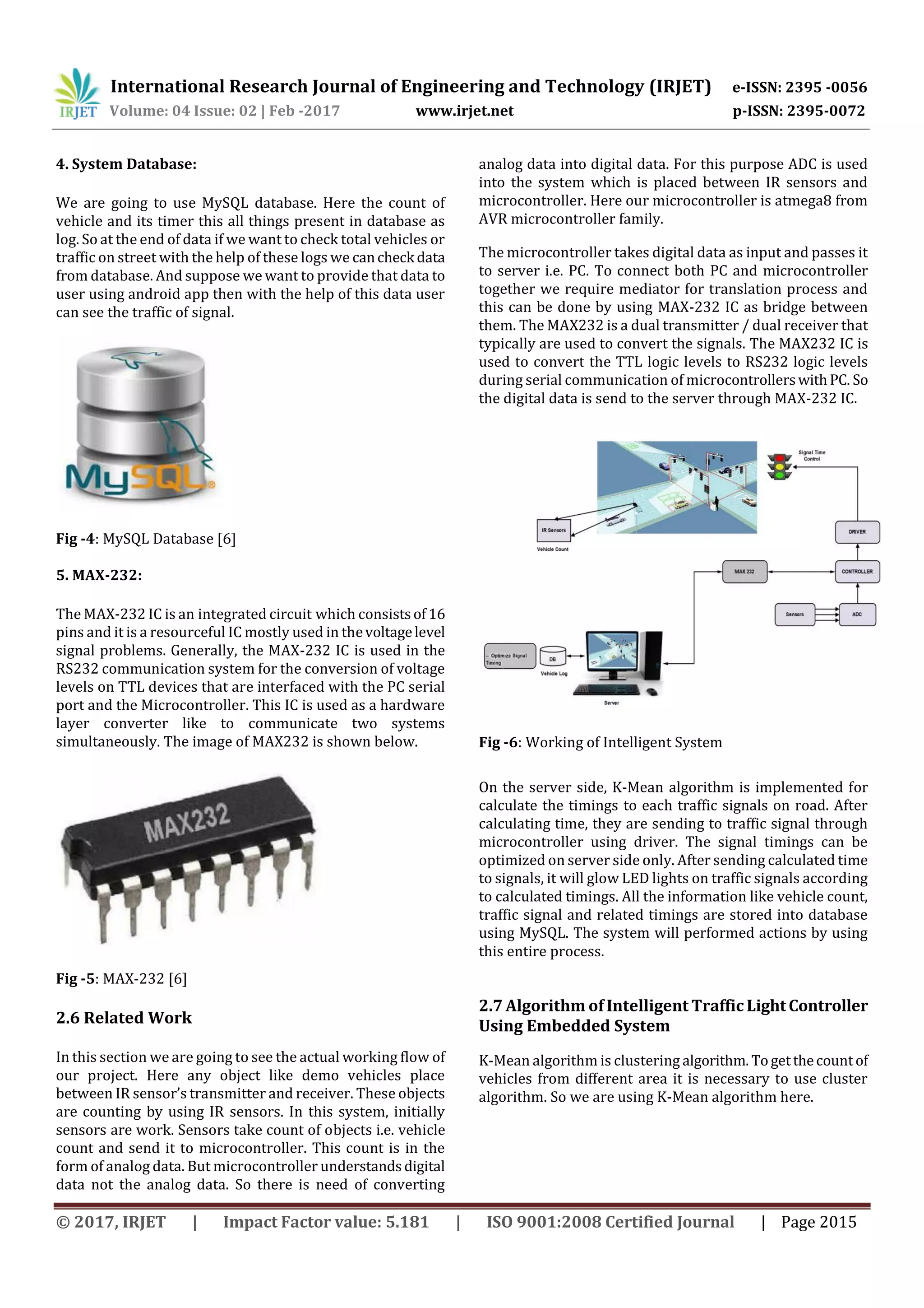 Intelligent traffic light controller using embedded system | PDF