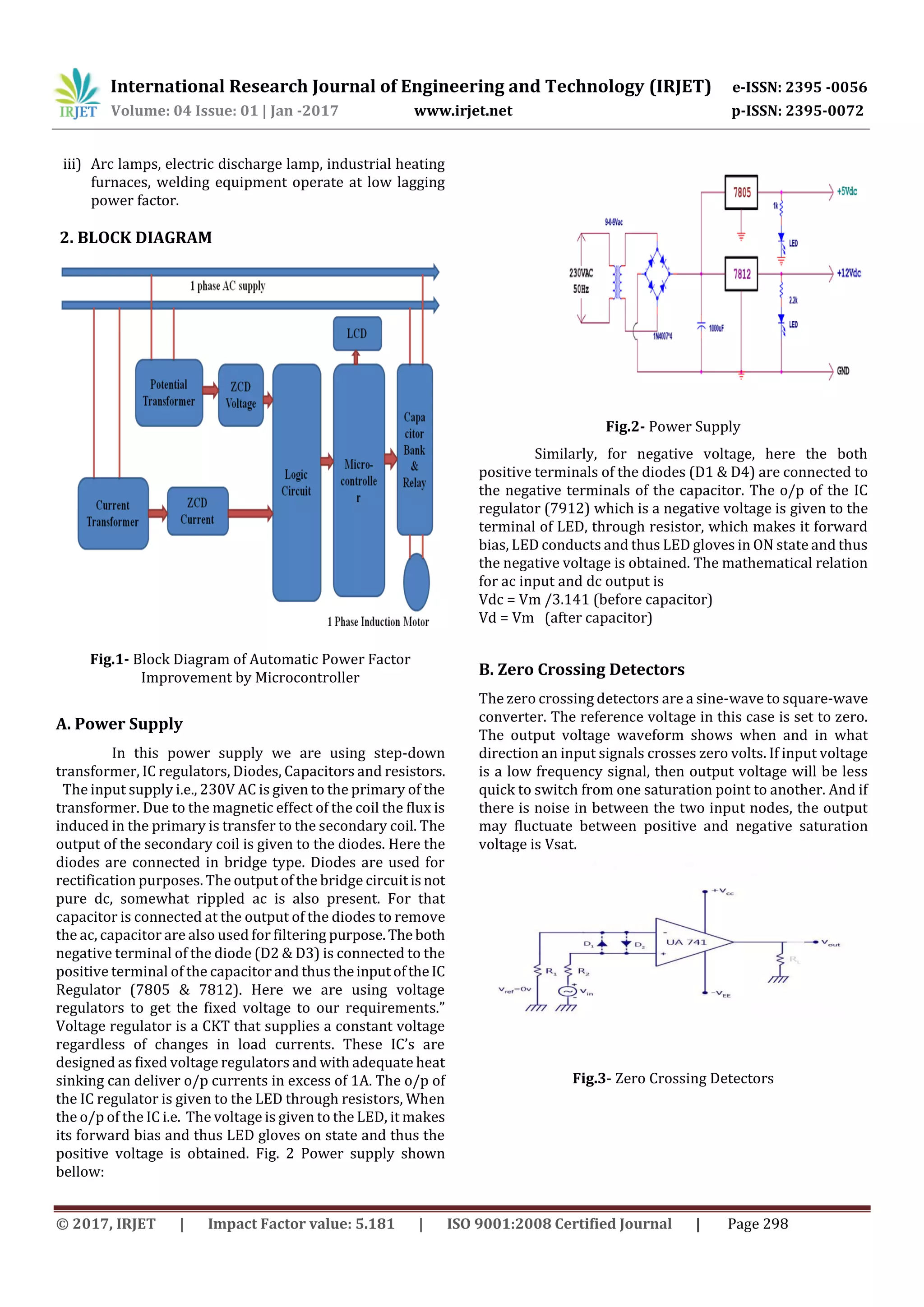 Review on Automatic Power Factor Improvement of Induction Motor | PDF | Radio Control | Hobbies ...