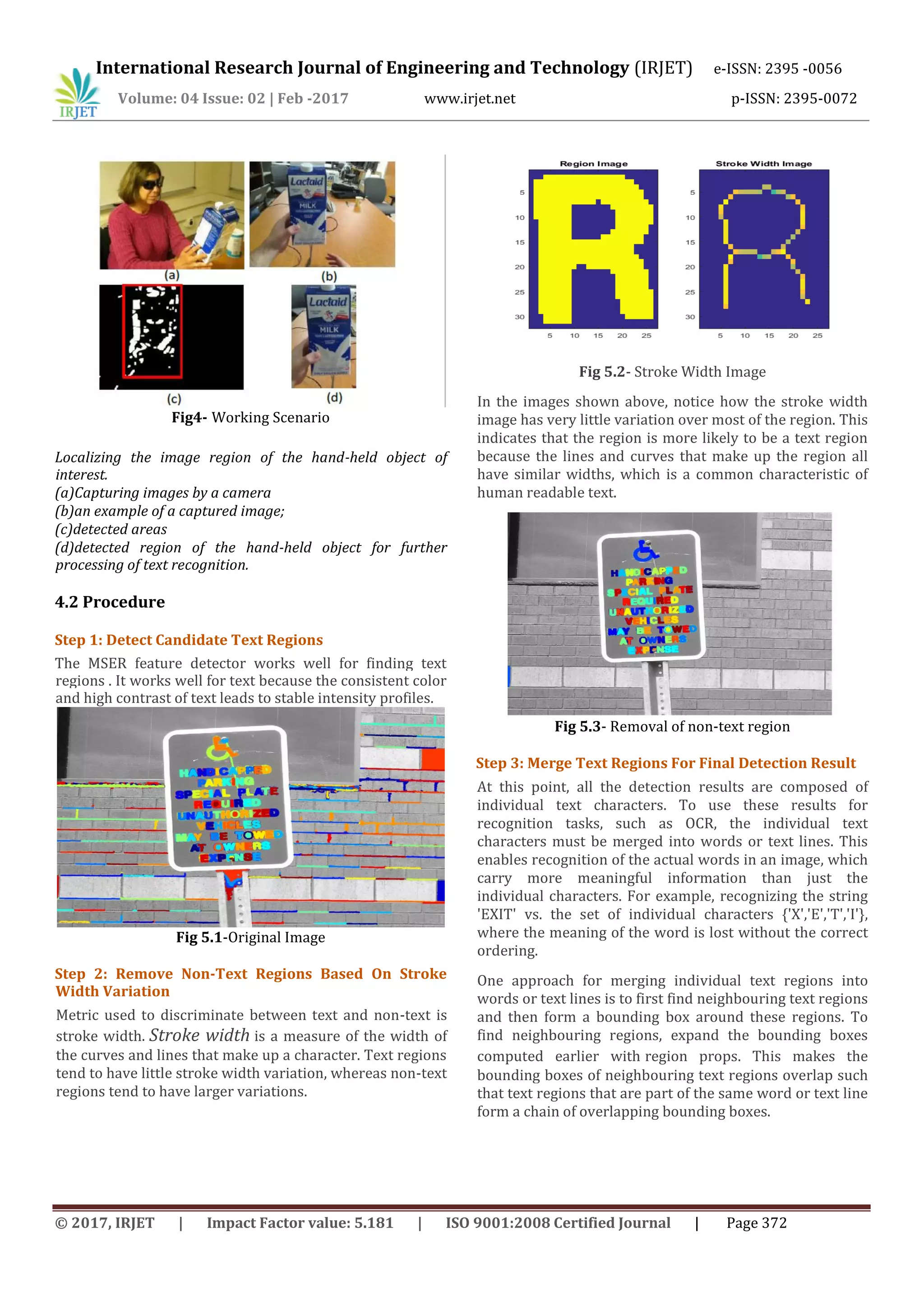 Product Label Reading System for visually challenged people | PDF