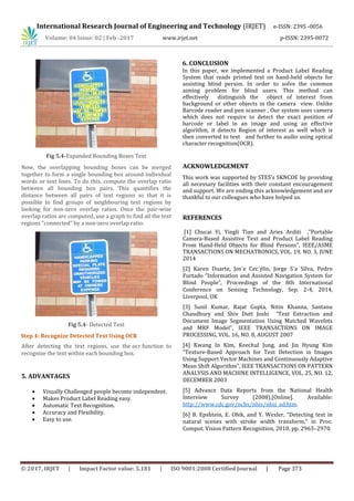 Product Label Reading System for visually challenged people | PDF