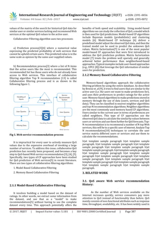 A Privacy-Preserving QoS Prediction Framework for Web Service Recommendation | PDF