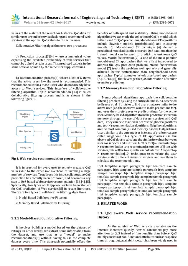 A Privacy Preserving Qos Prediction Framework For Web Service