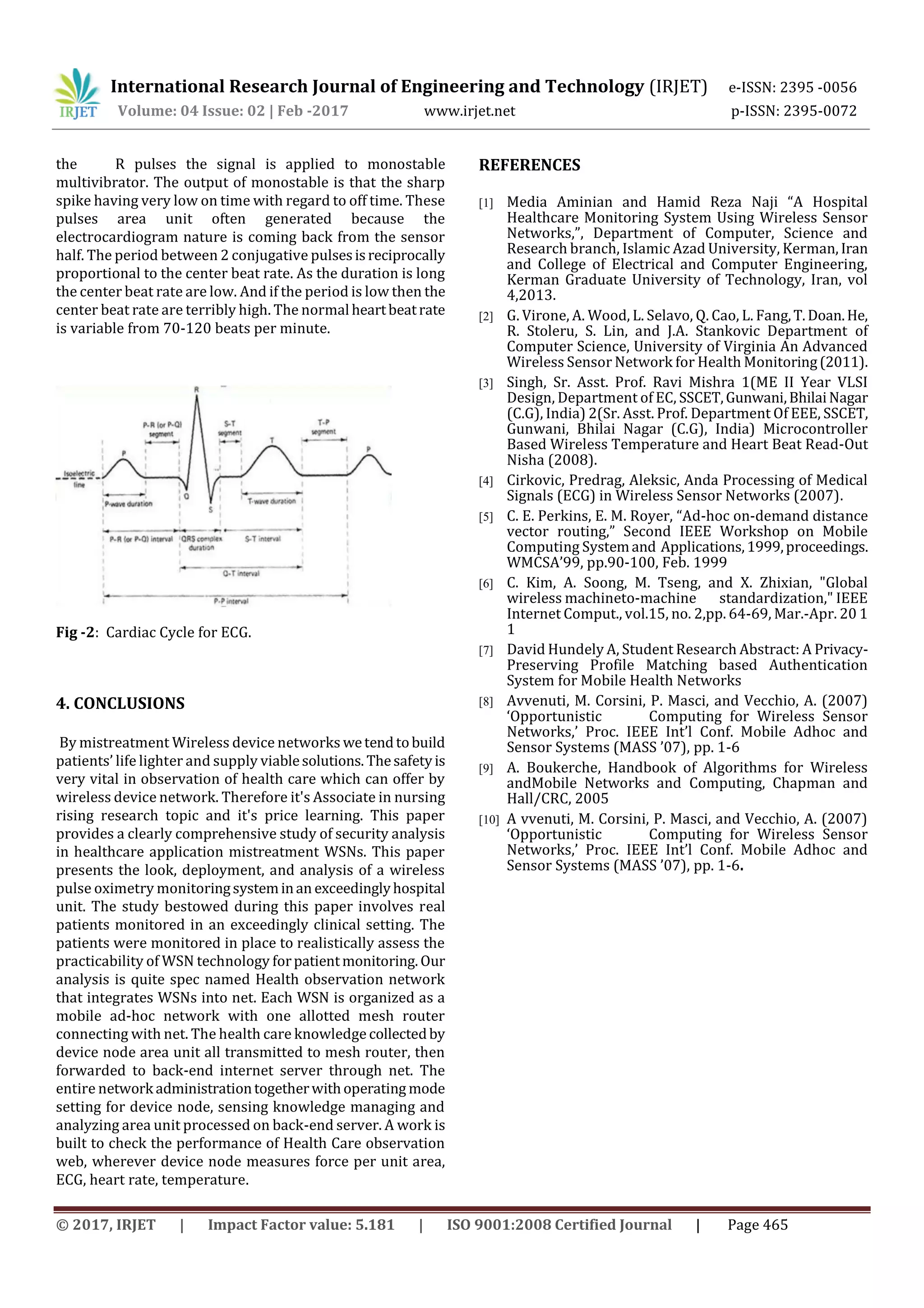 A Healthcare Monitoring System Using Wireless Sensor Network With GSM | PDF | Internet of Things ...