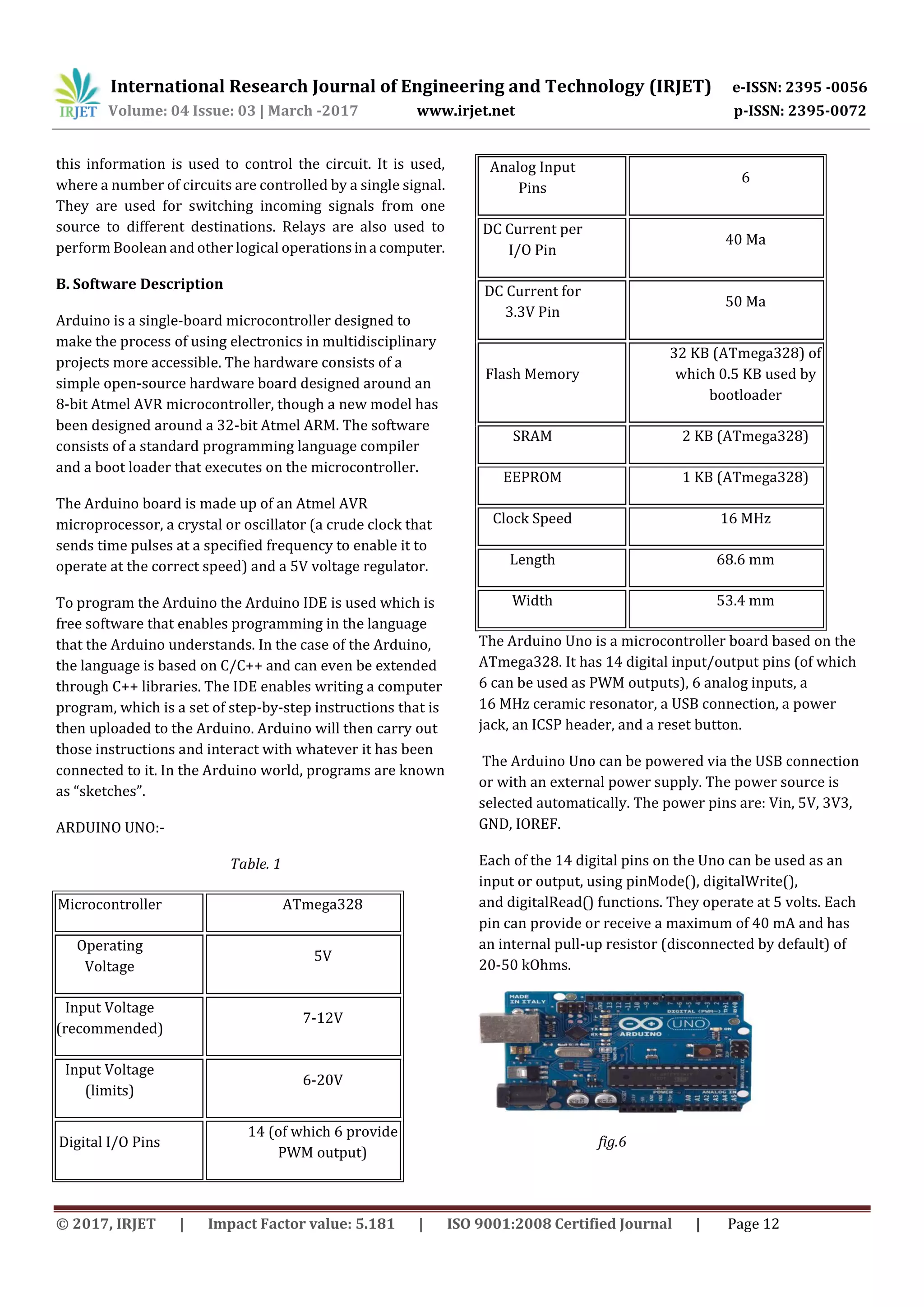 GSM based agriculture monitoring system | PDF