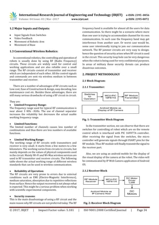Military Spying & Bomb Diffusing Robot with Night vision | PDF