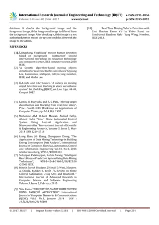 Automated Security Surveillance System in Real Time World | PDF ...