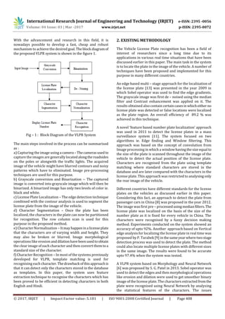 License Plate Recognition System for Moving Vehicles Using ­Laplacian Edge Detector and Feature ...