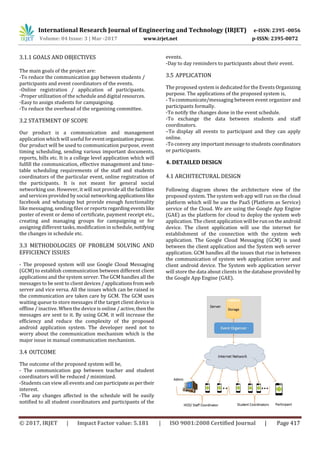 Review on College Event Organizer | PDF