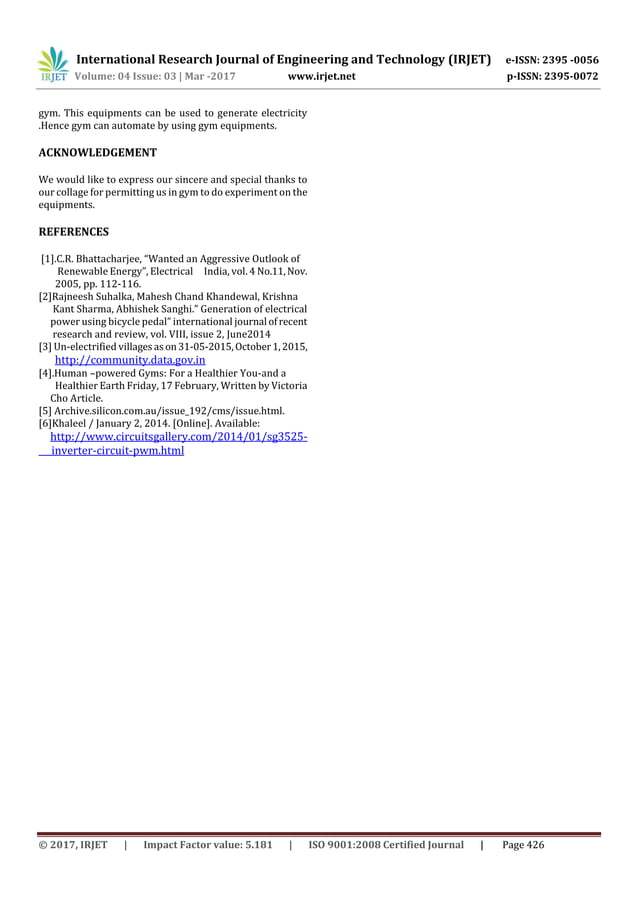 Gym Power Station: Turning Workout into Electricity | PDF | Power and ...