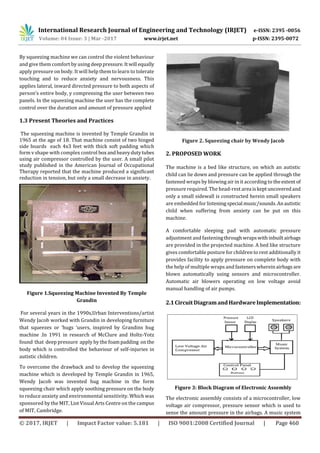 Squeezing Machine for Autistic Children | PDF