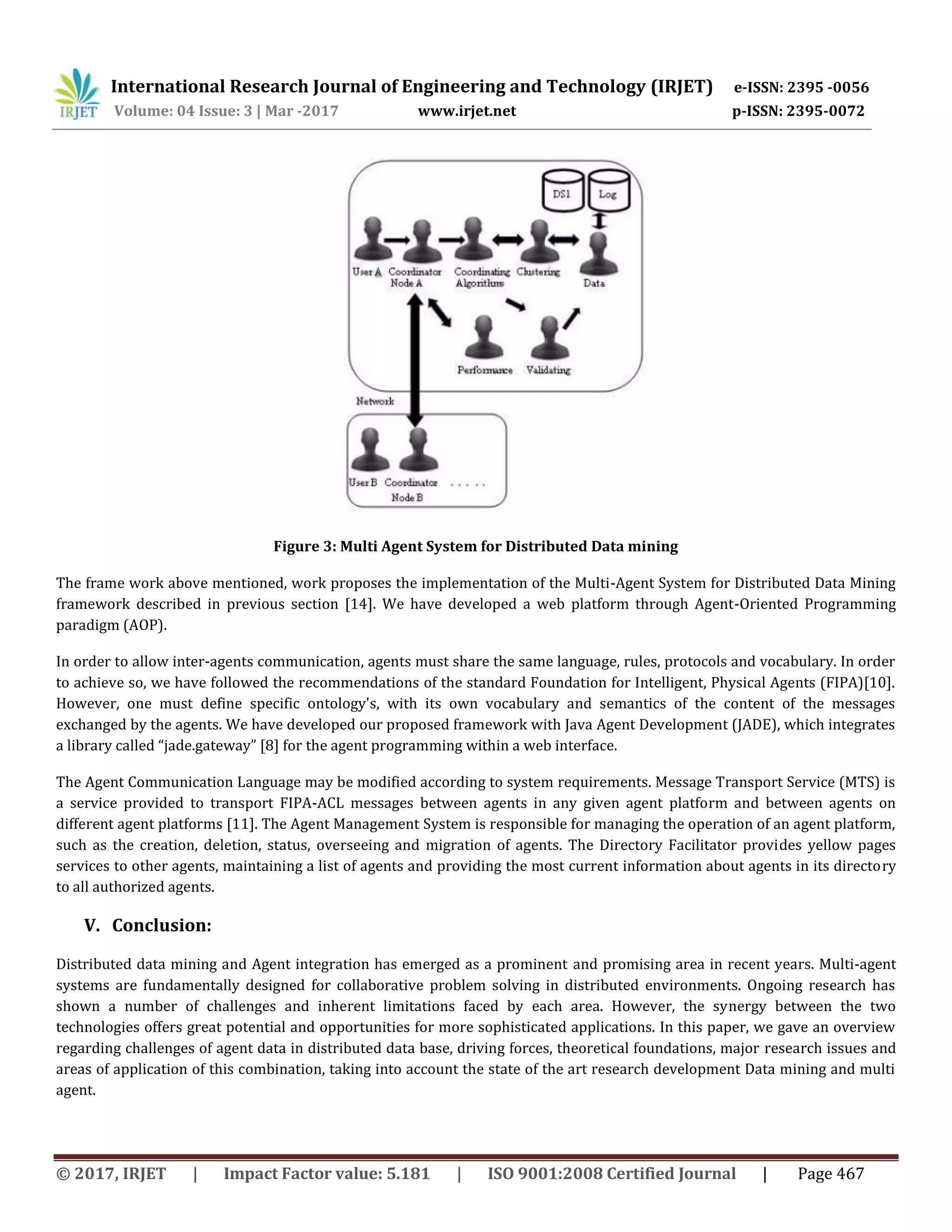 Distributed Data Mining Using Multi Agent Data Pdf 