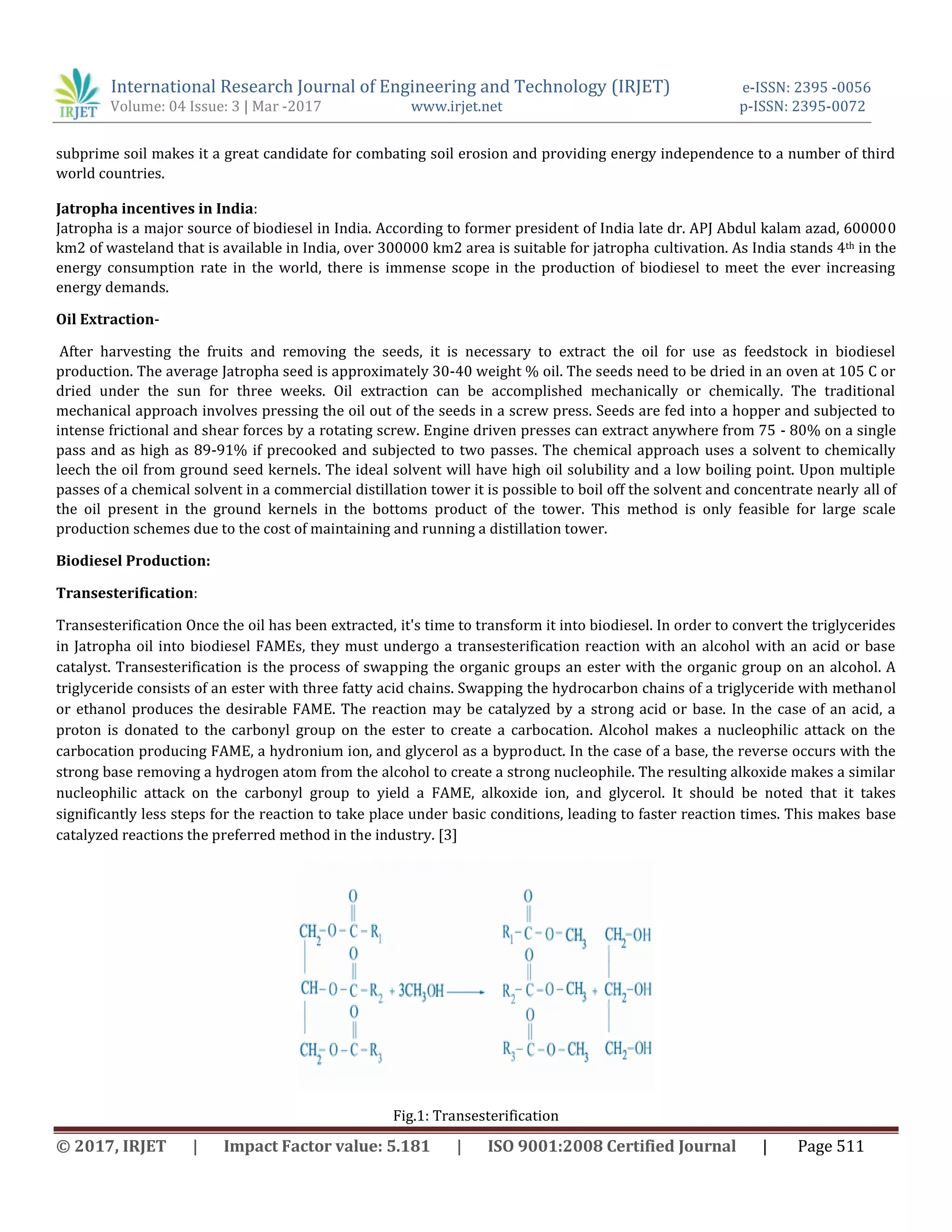 Biodiesel as an Alternative Fuel | PDF | Chemistry | Science
