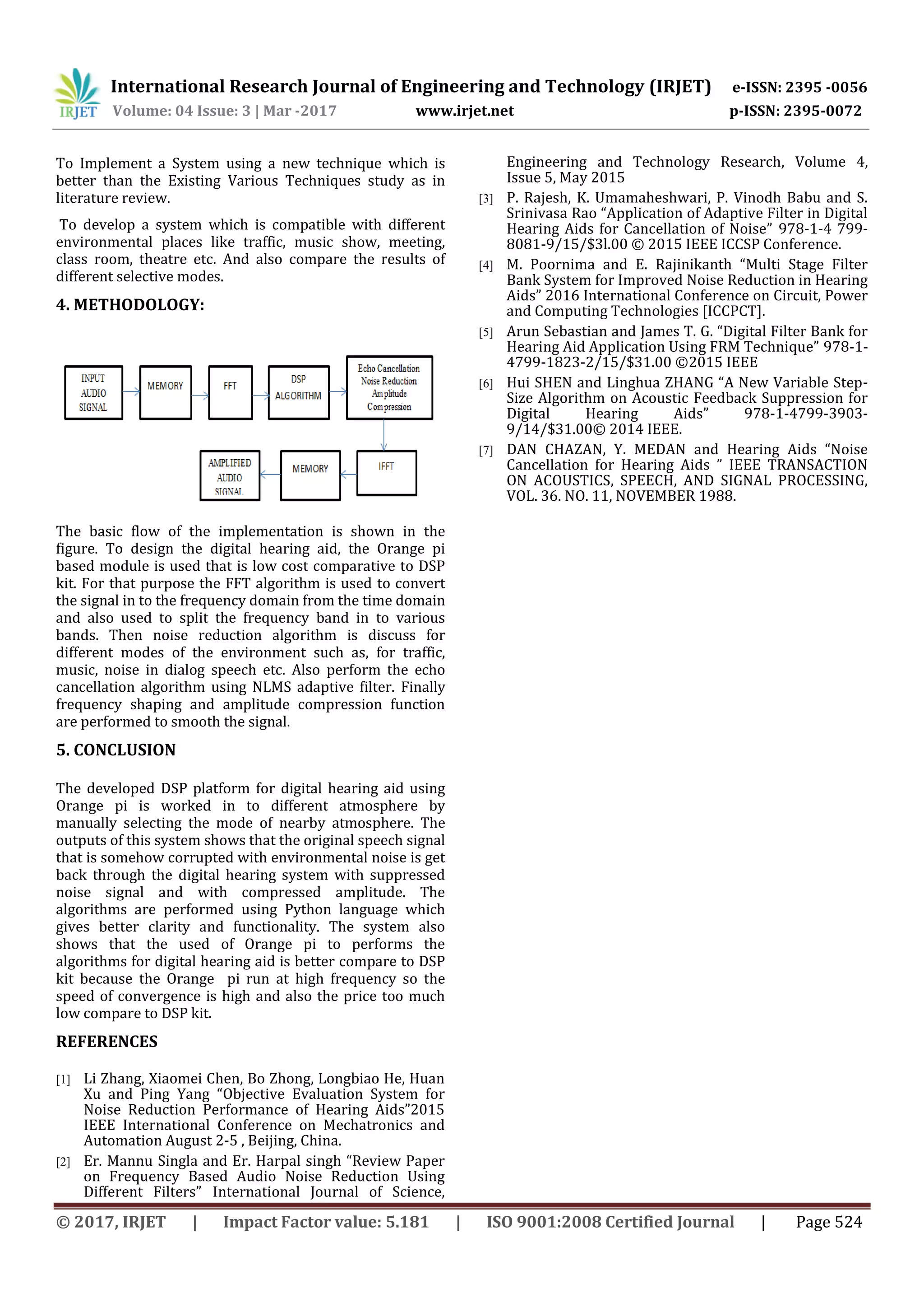 Review Paper on Noise Reduction Using Different Techniques | PDF