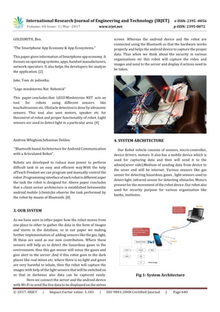 GILS: Automatic Security and Gas Detection Robot | PDF