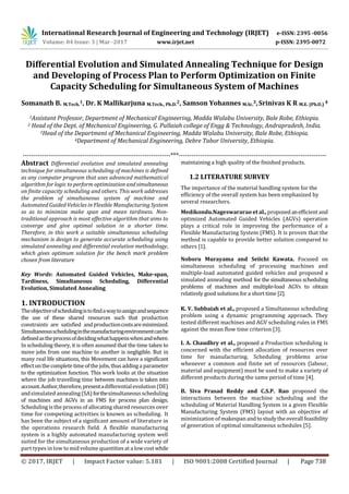 Differential Evolution and Simulated Annealing Technique for Design and ...