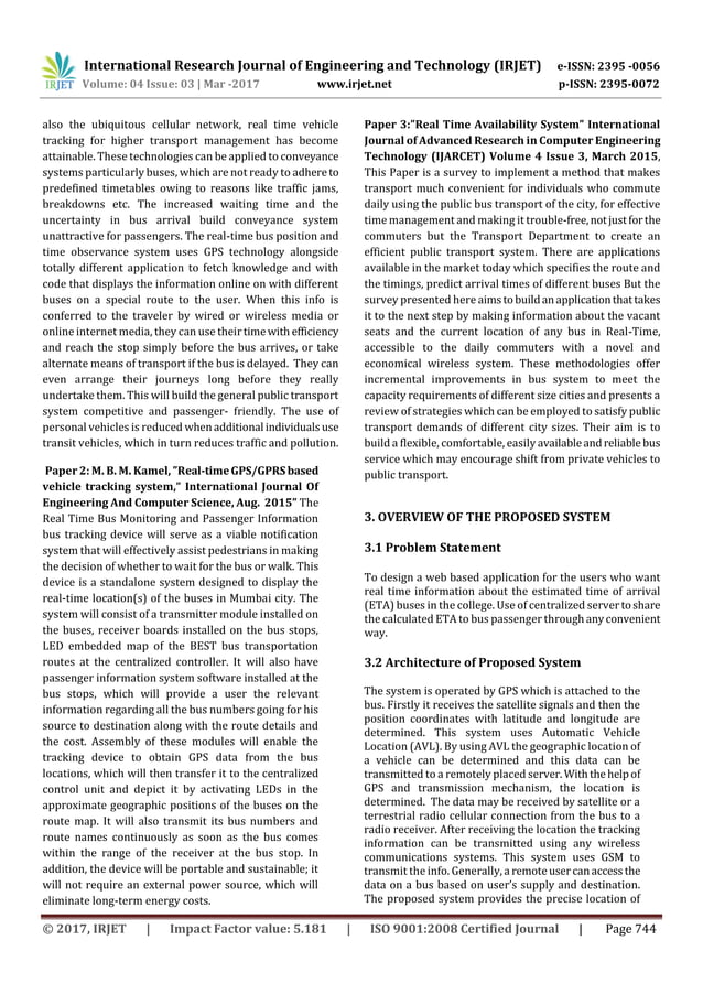 Real-Time Bus Tracking System | PDF | Logistics and Transportation Industry | Industries