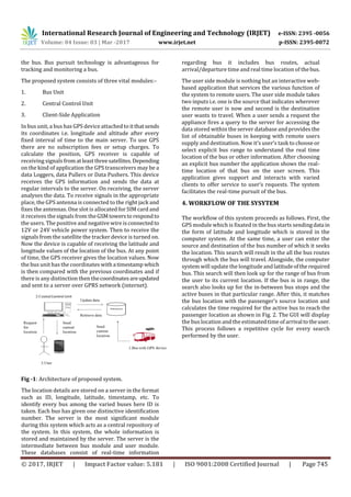 Real-Time Bus Tracking System | PDF | Logistics and Transportation Industry | Industries