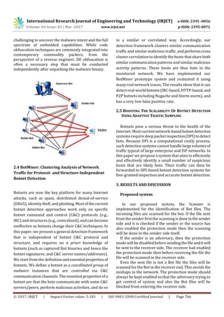 Detecting Victim Systems In Client Networks Using Coarse Grained Botnet Algorithm | PDF