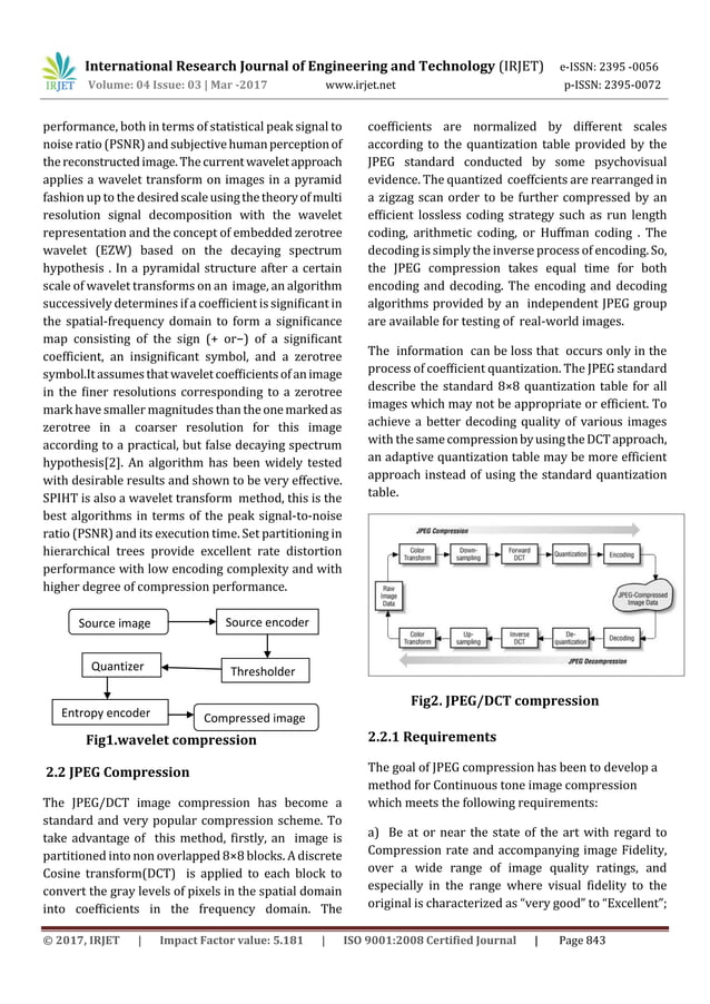Survey paper on image compression techniques | PDF | Computing | Technology & Computing