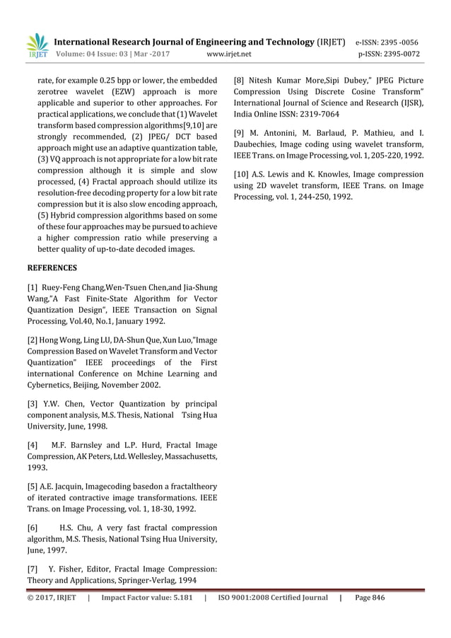 Survey paper on image compression techniques | PDF | Computing | Technology & Computing