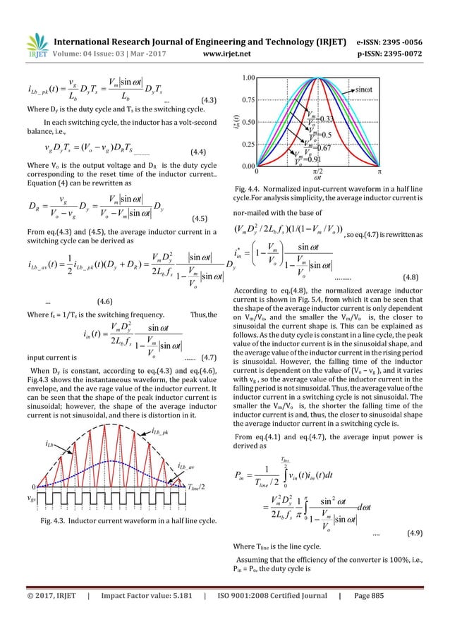 PSIM Simulation Of Variable Duty Cycle Control DCM Boost PFC Converter to Achieve High Input ...