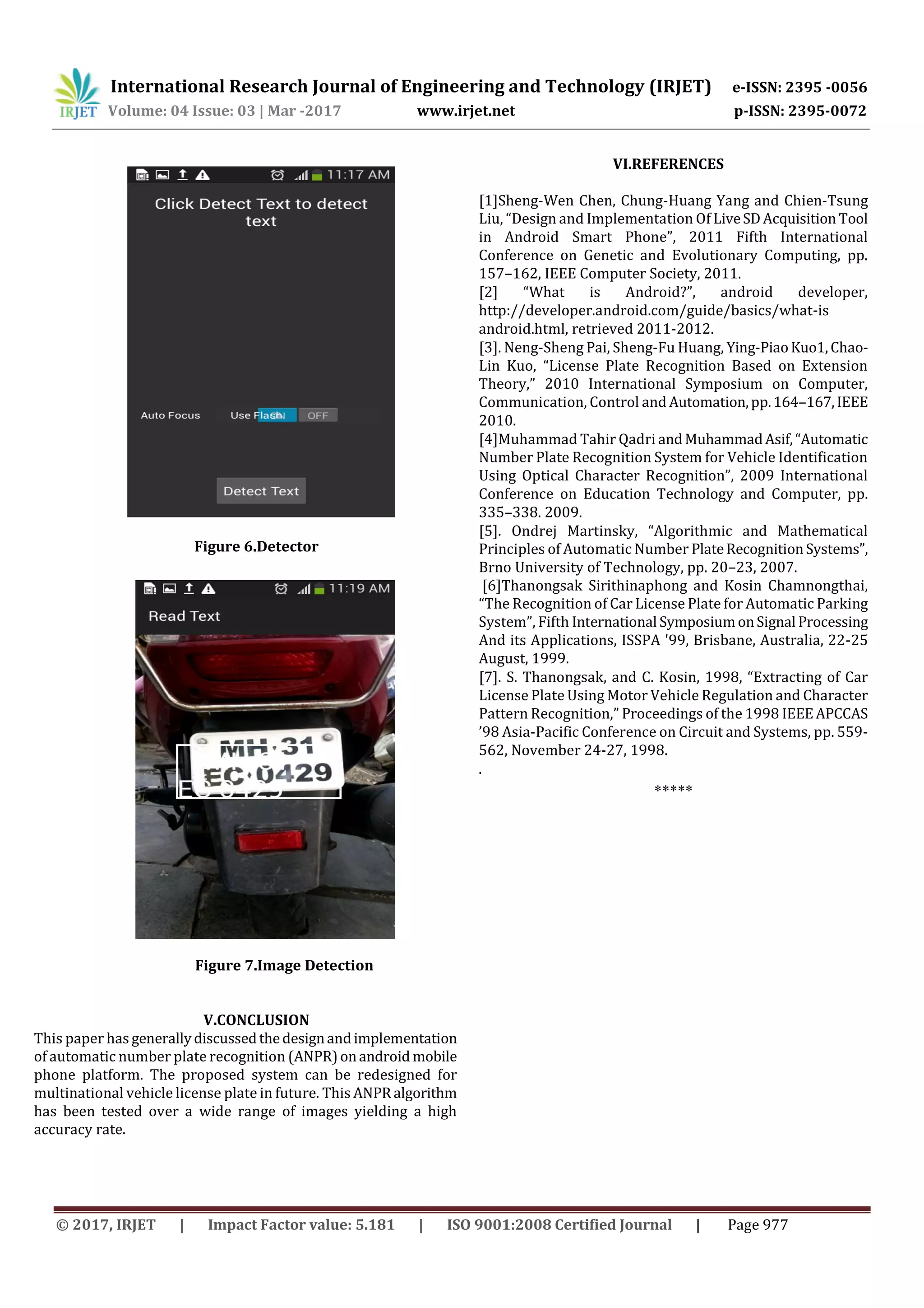 Automatic Number Plate Recognition System Through Smart Phone Using