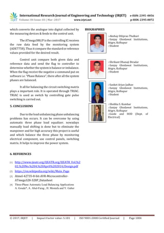 Three Phase Load Balancing | PDF | Internet of Things | Internet