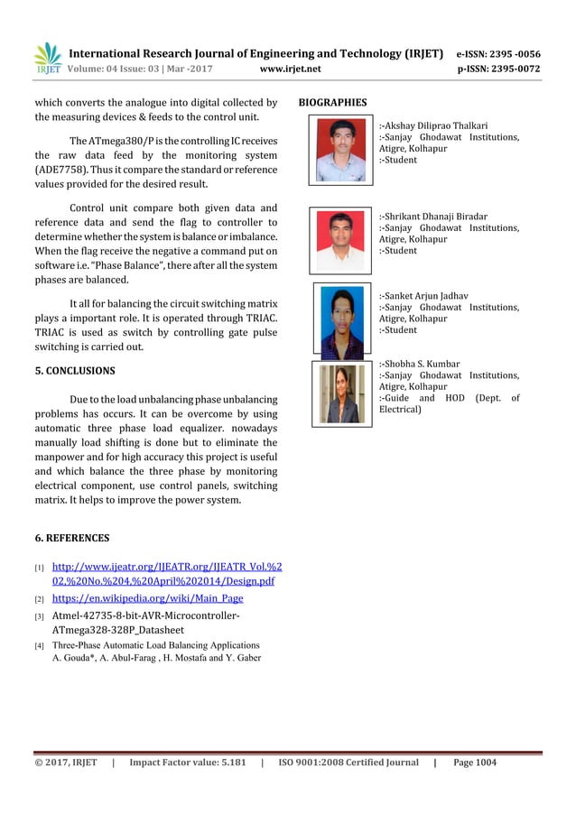Three Phase Load Balancing Pdf Internet Of Things Internet