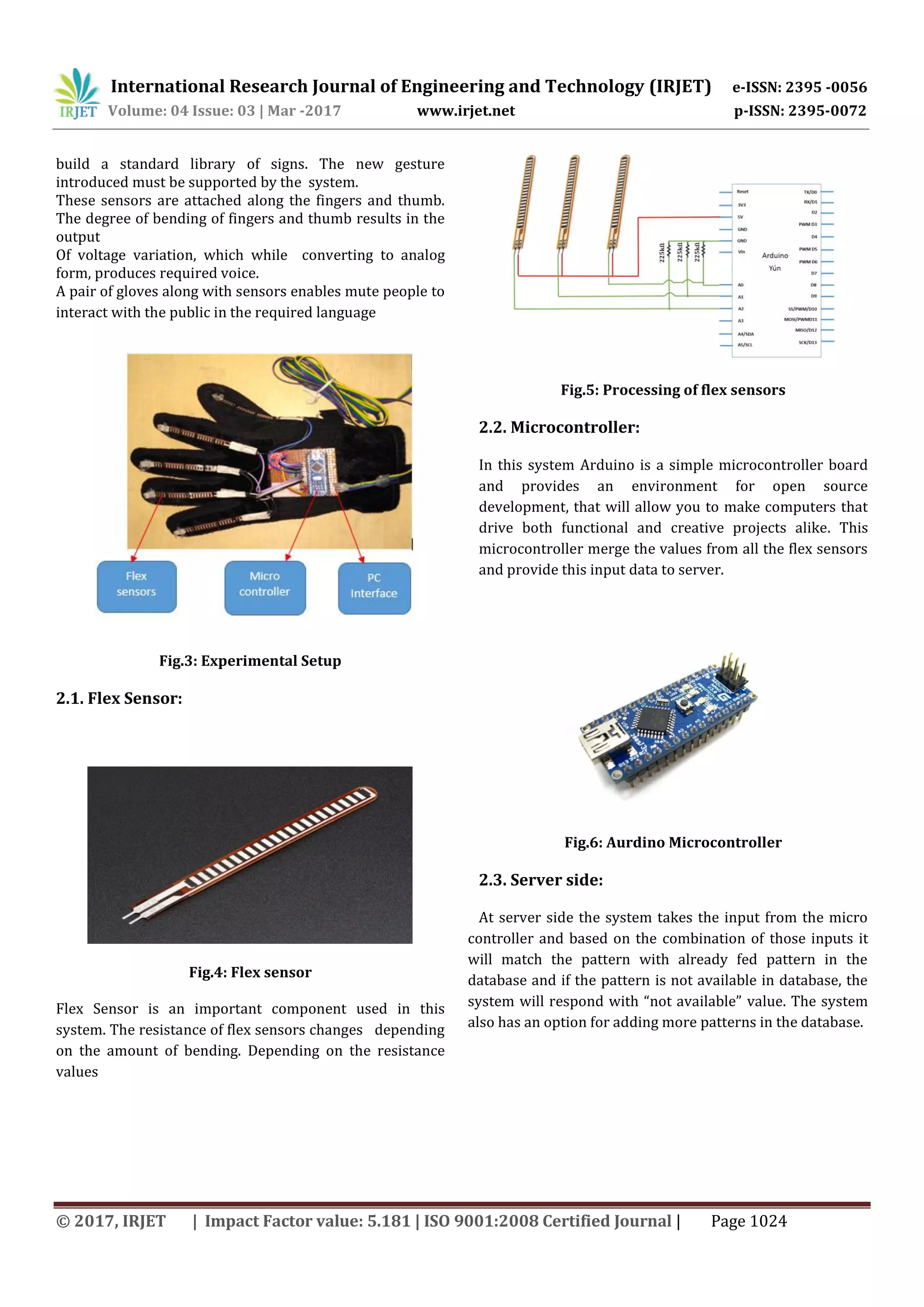 Sign Language Detection for Deaf and Dumb Using Flex Sensors | PDF