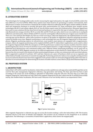 Indoor Positioning System using Magnetic Positioning and BLE beacons | PDF