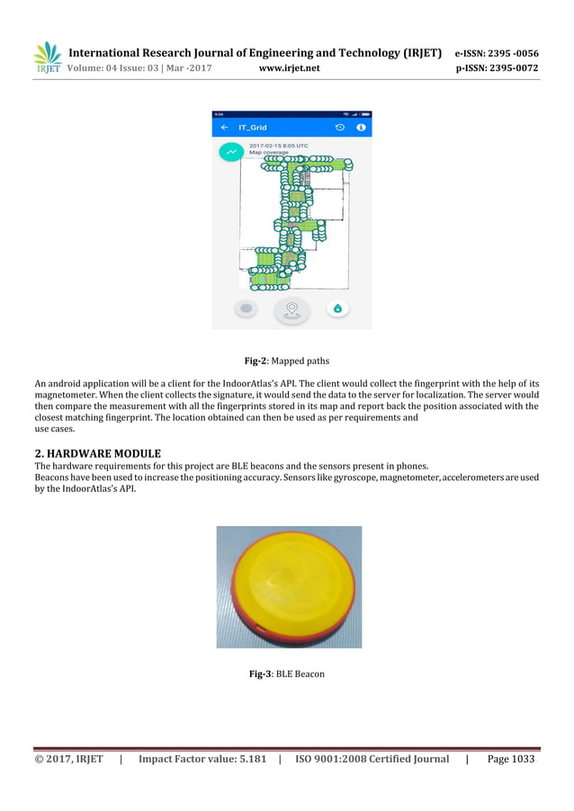 Indoor Positioning System Using Magnetic Positioning And Ble Beacons Pdf