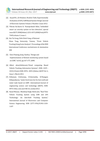 Vehicle Theft Detection and Tracking Based on GSM and GPS | PDF