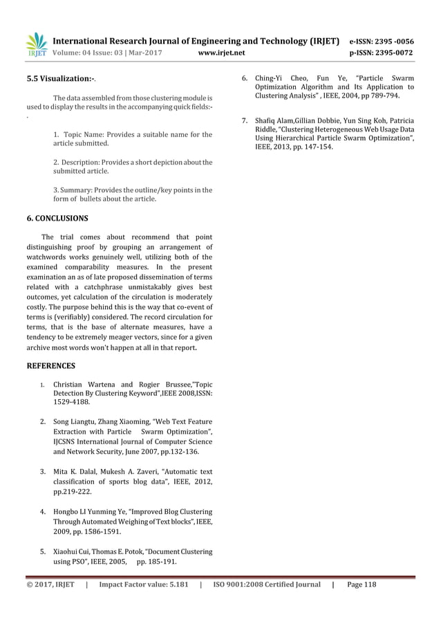 Topic detecton by clustering and text mining | PDF