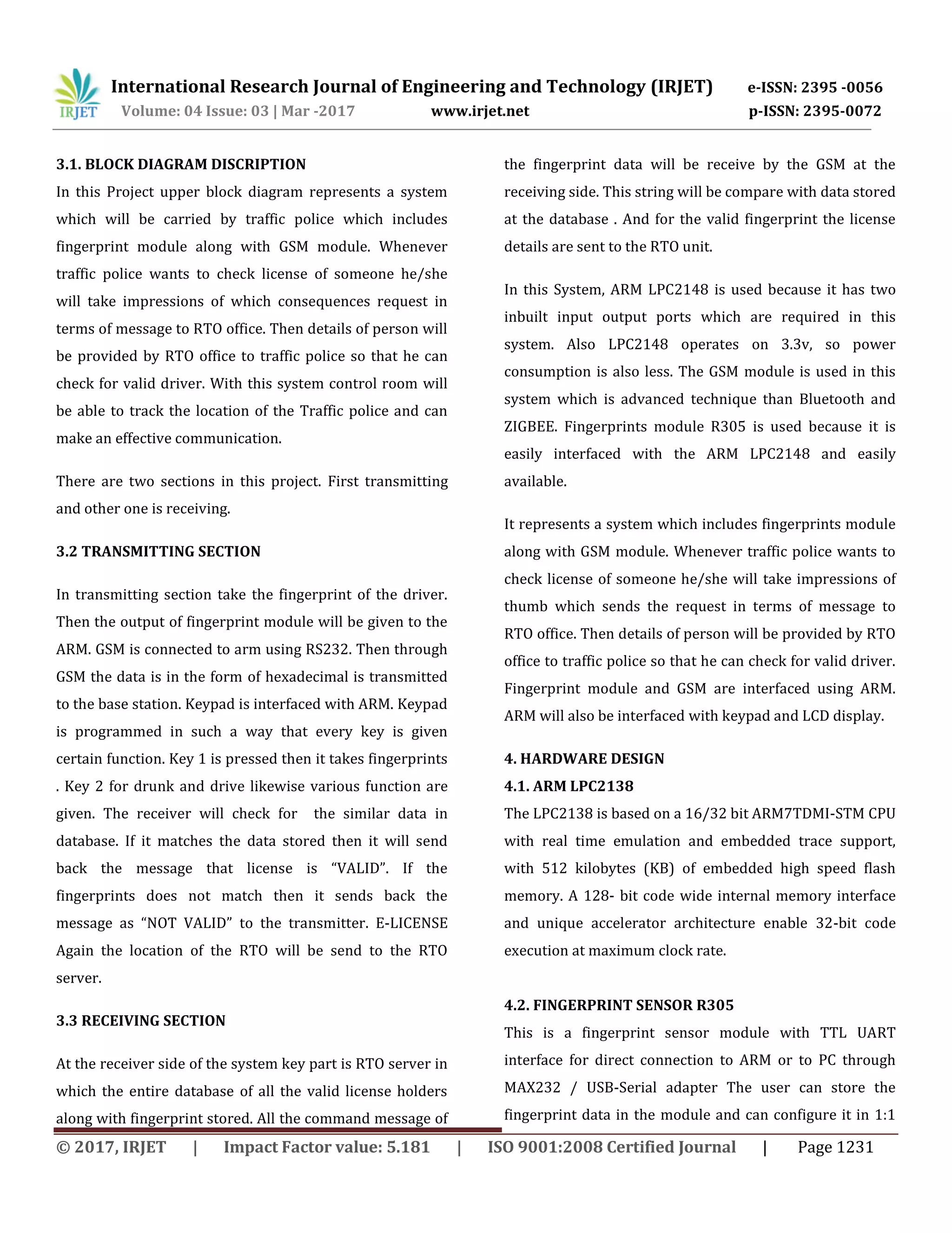E-License System With RTO Controle Room Management System | PDF