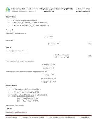 Observations on Ternary Quadratic Equation z2 = 82x2 +y2 | PDF