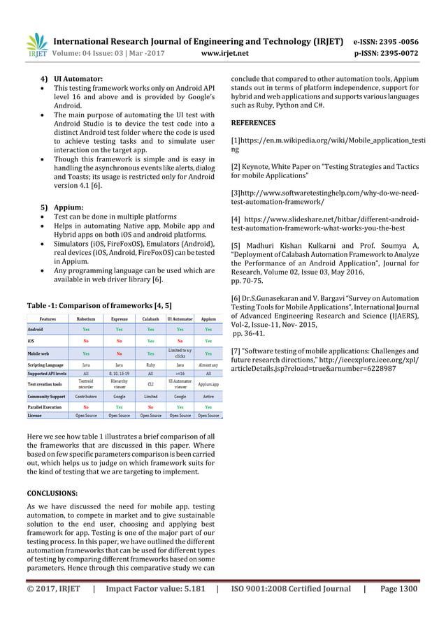 Comparative Study on Different Mobile Application Frameworks | PDF