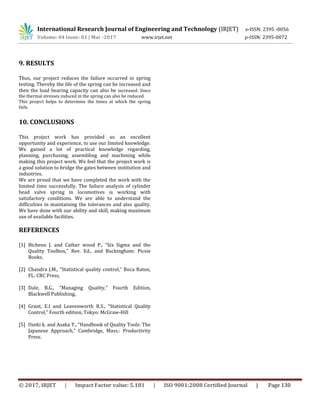 Failure analysis of cylinder head valve spring in locomotives | PDF