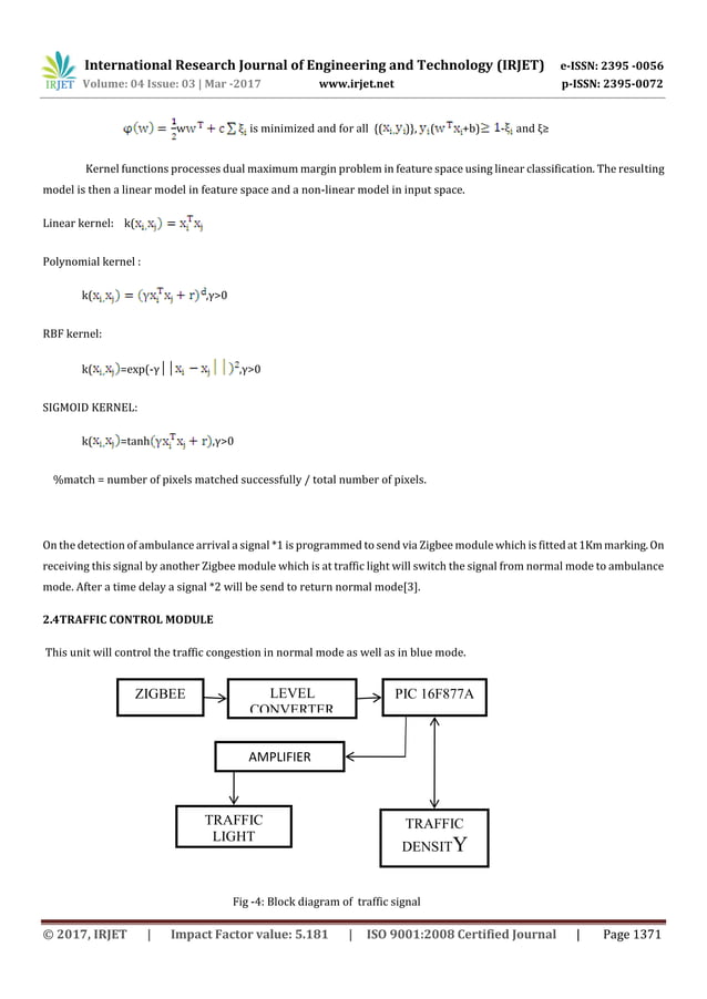 Traffic Clearance for Emergency Vehicles Using Priority Mode | PDF ...