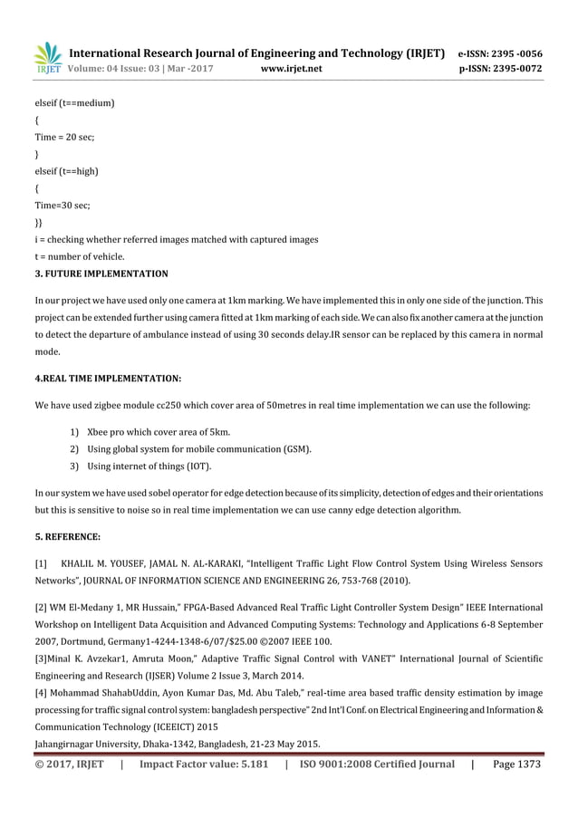 Traffic Clearance for Emergency Vehicles Using Priority Mode | PDF ...