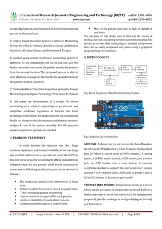 A Healthcare Monitoring System Using Wifi Module | PDF | Internet of Things | Internet
