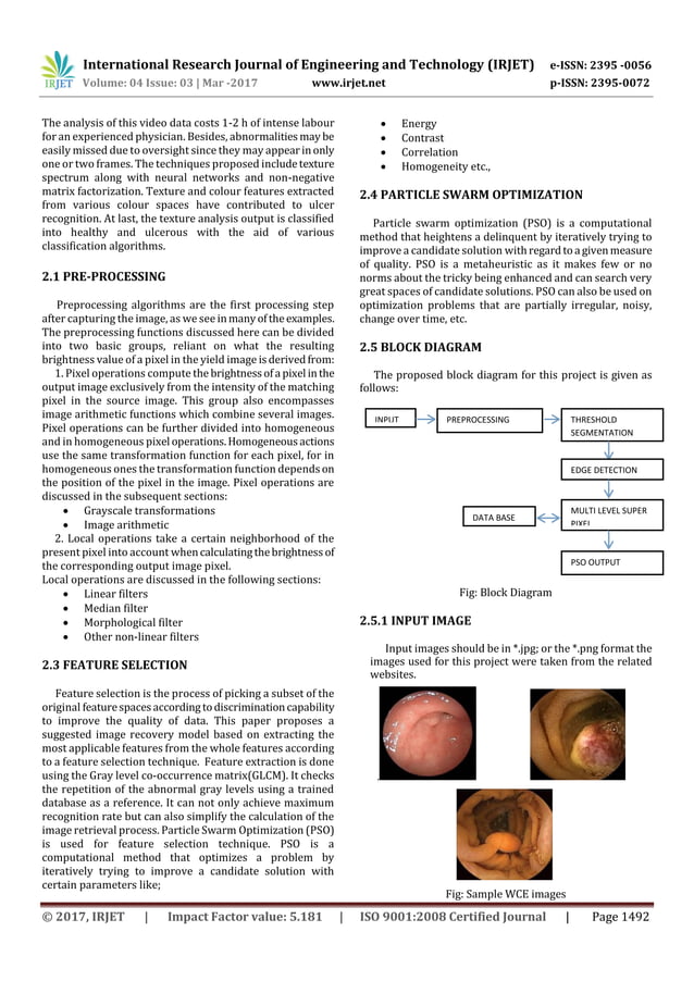 Saliency Based Hookworm and Infection Detection for Wireless Capsule Endoscopy Diagnosis | PDF