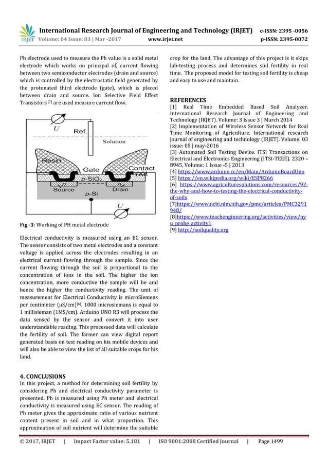 Real Time soil fertility analyzer and crop prediction | PDF ...