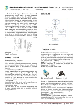 Automatic Storage and Retrieval Robot Using Embedded System | PDF
