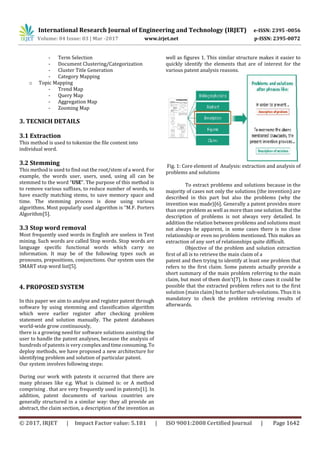 Creation of Software Focusing on Patent Analysis | PDF | Search | Internet