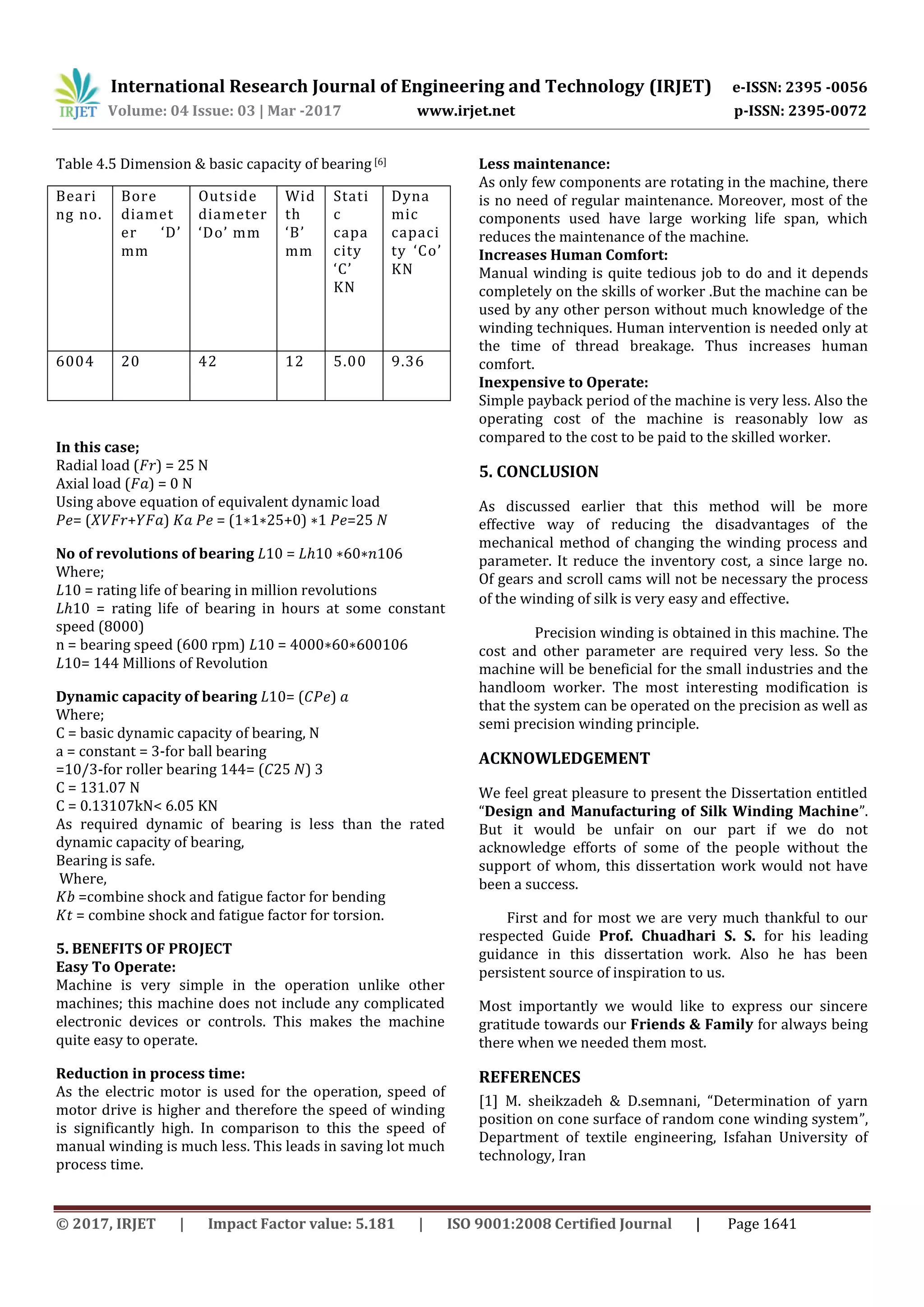 Design and Manufacturing of Silk Winding Machine | PDF