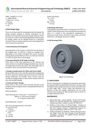 Forging Die Design for Gear Blank | PDF