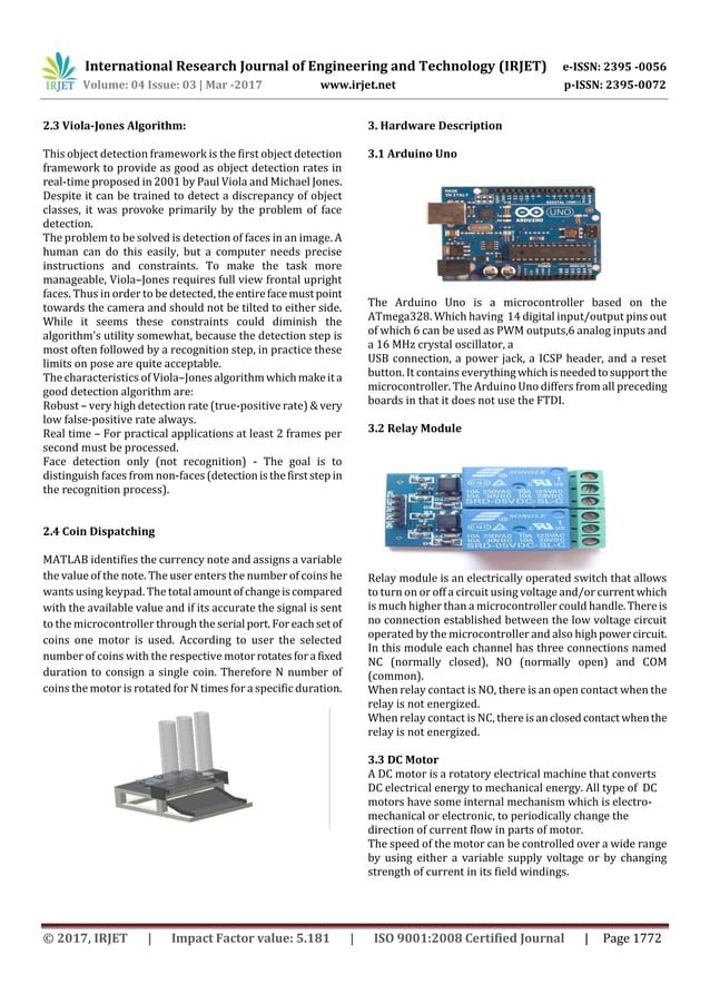 Note to Coin converter using Digital Image Processing | PDF