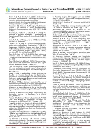 Data Mining and Knowledge Management | PDF | Databases | Computer Software and Applications