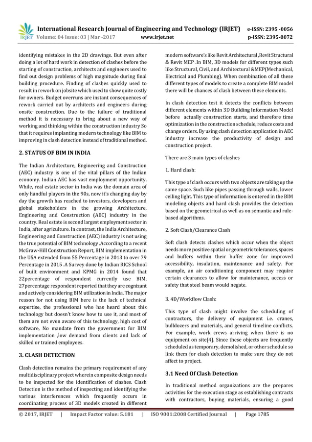 Improve the Productivity of Building Construction Project using Clash detection Application in ...